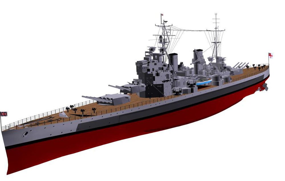 Battleship HMS King George V > WW2 Weapons
