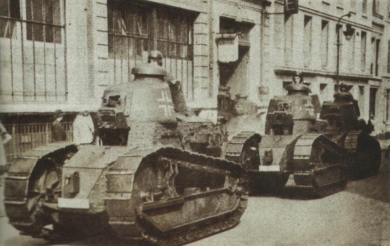 Captured FT-17 in use by German troops in WW2 – WW2 Weapons