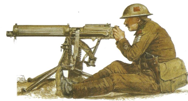 Vickers Gun in Action > WW2 Weapons