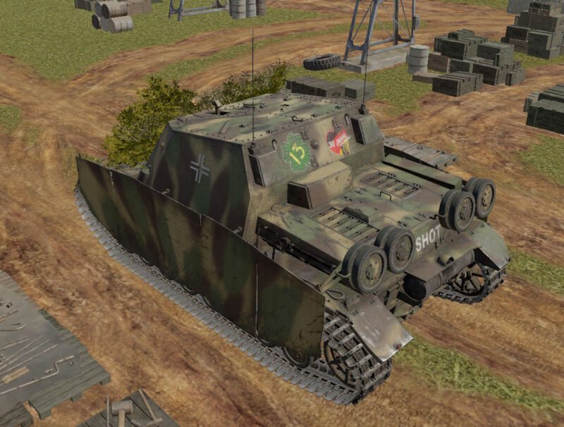 Assault tank Brummbär – WW2 Weapons