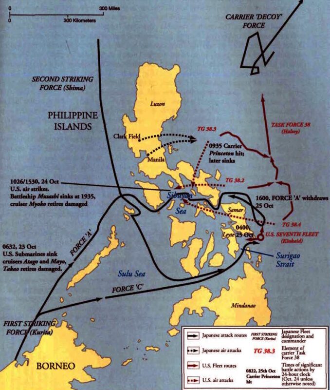 Battle in the Leyte Gulf > WW2 Weapons