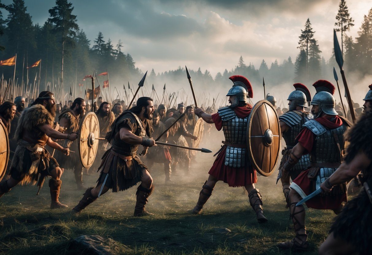 The Germanic Tribes and Their Struggle Against the Roman Empire > WW2 ...